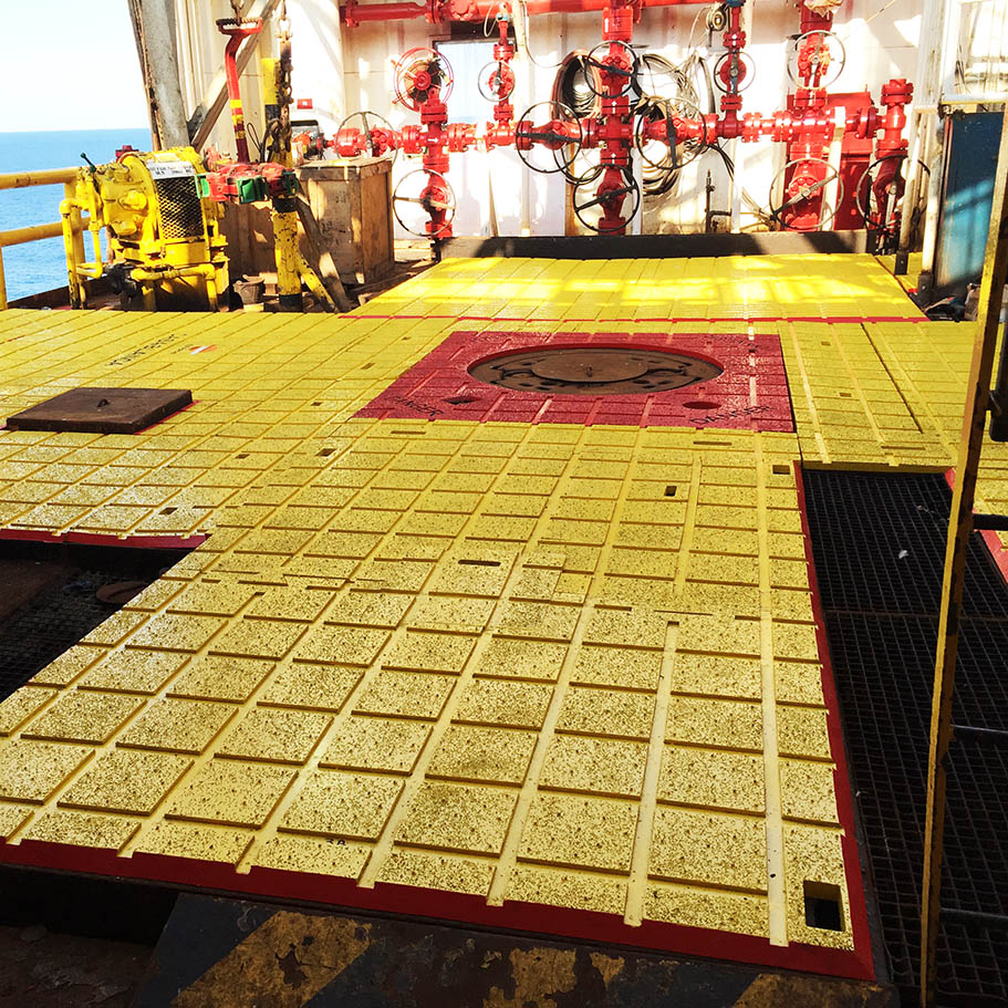 Drill Floor Safety Matting | SafetyGrip Solutions Ltd